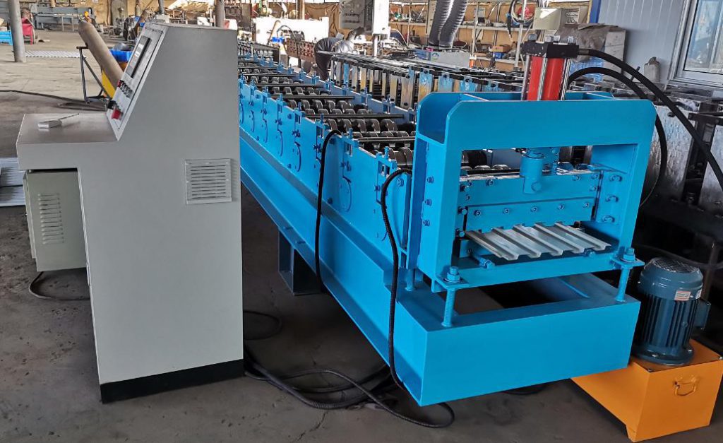 Australian type shutter door roll forming machine – ZhongTuo Metal Door Machine Manufacturer
